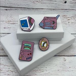 Jewelry | Tech Old School Enamel Pin | Poshmark